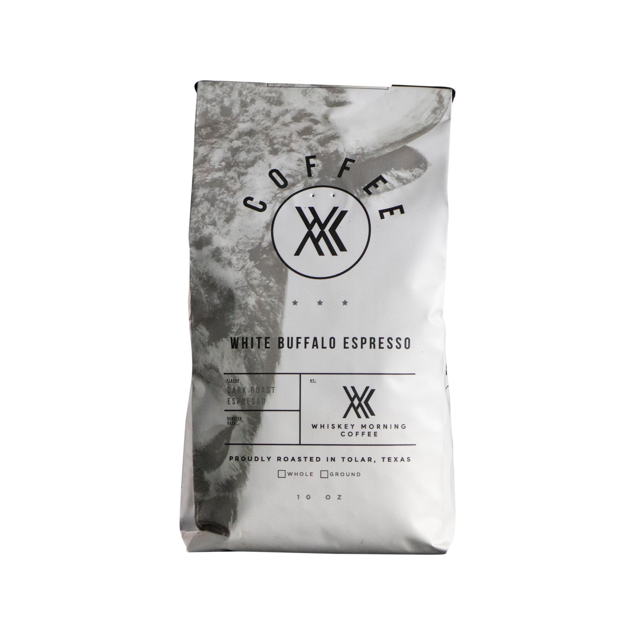 White Buffalo Espresso - Dark Roast Brazilian Coffee Beans | Whiskey ...